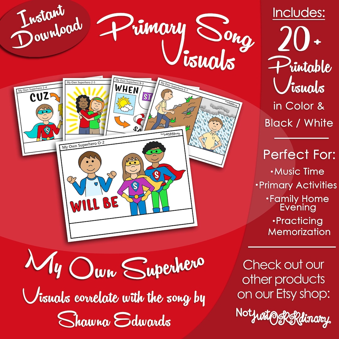 My Own Superhero Song Visuals, Shawna Edwards, Latter-day Saint LDS ...