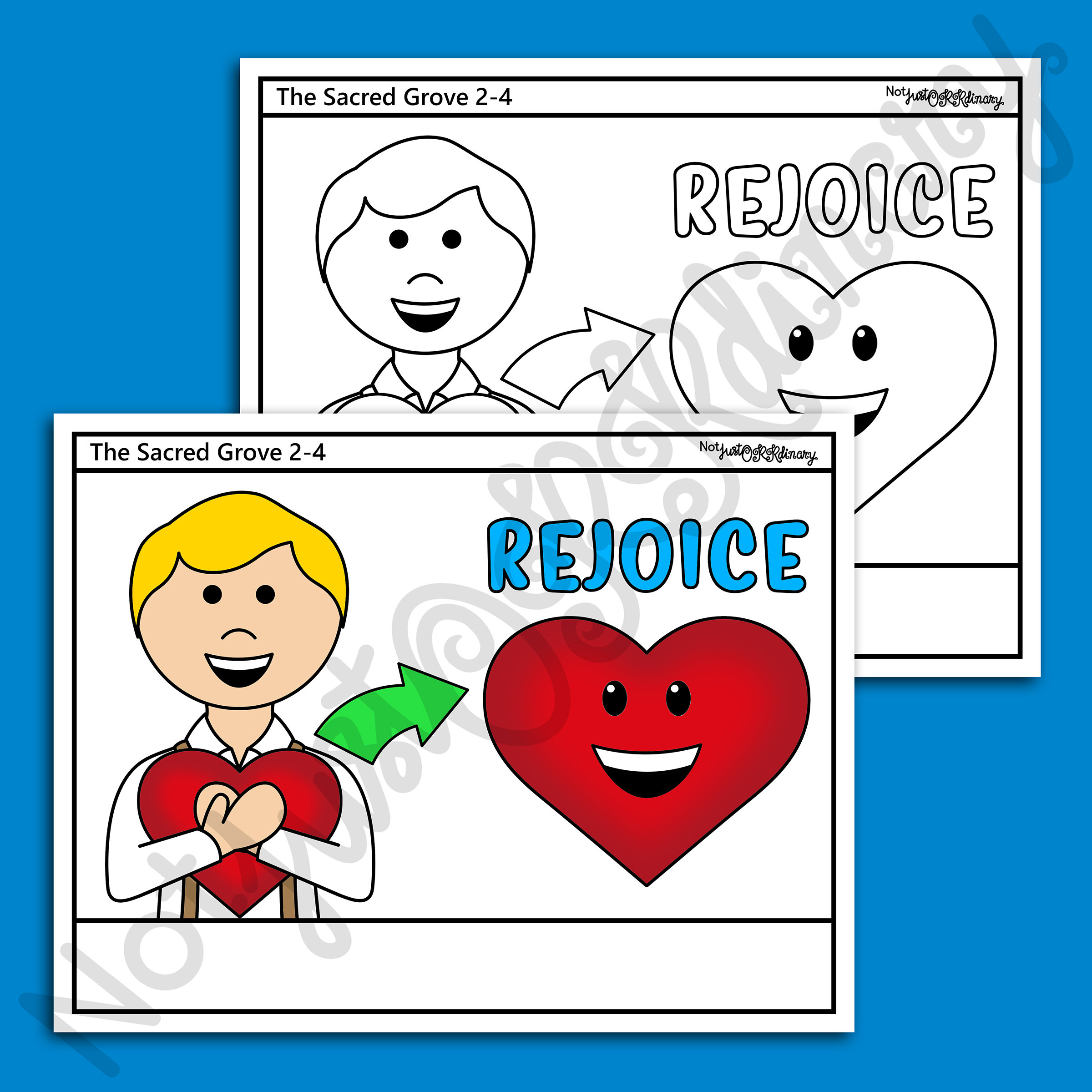 The Sacred Grove Song Visuals, Latter-day Saint LDS Primary Singing ...