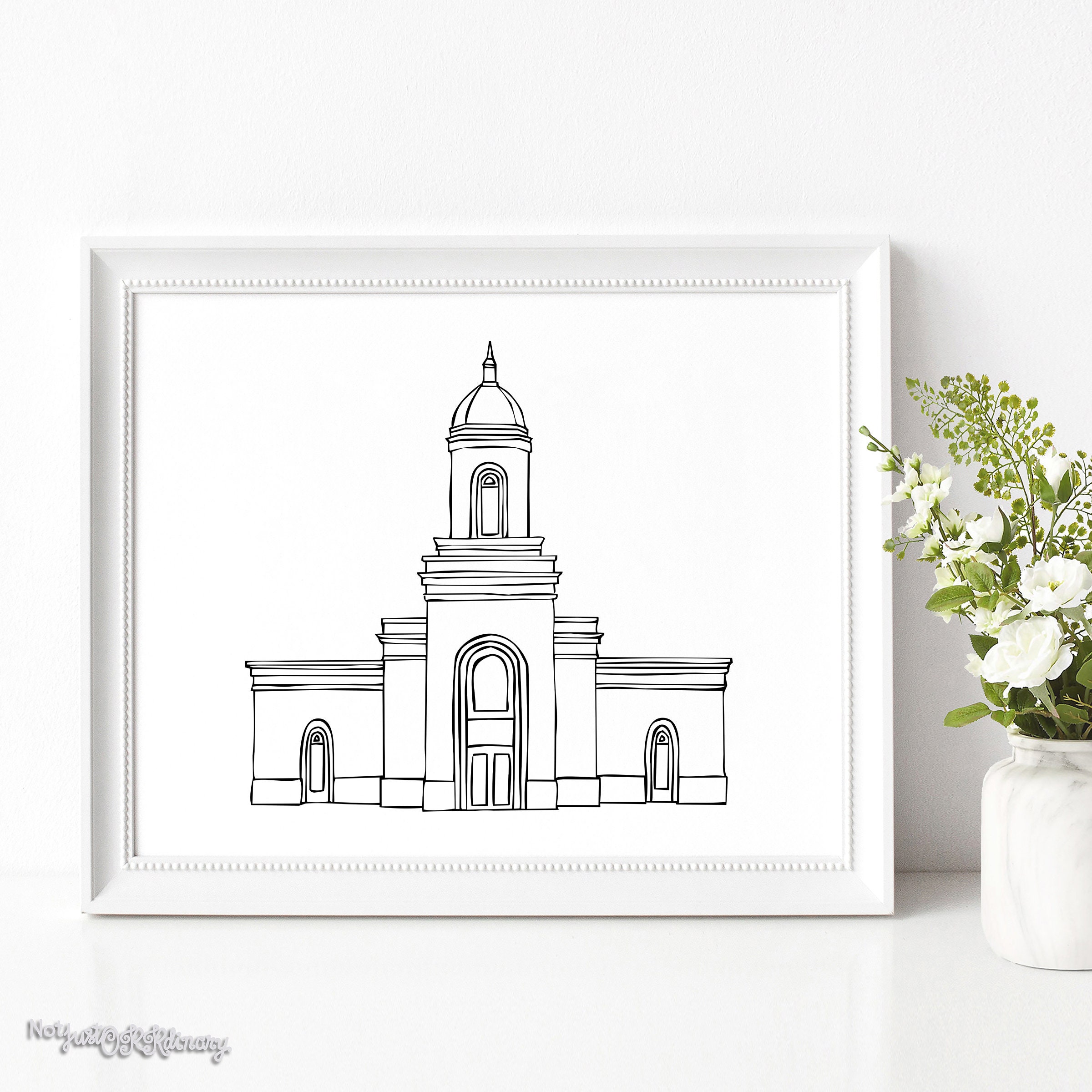 San Juan Puerto Rico Temple LDS Latter-day Saint, Wall Art Print ...