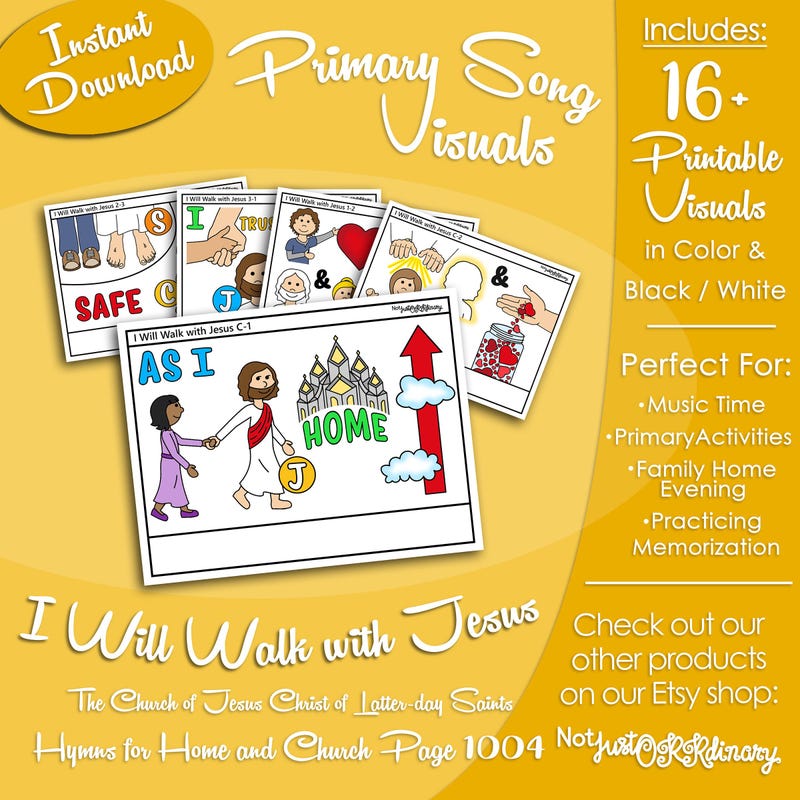 Walk With Jesus Drawing - Etsy