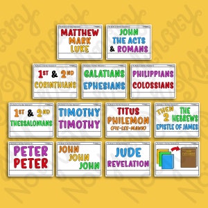 The Books in the New Testament Song Visuals, Latter-day Saint LDS ...