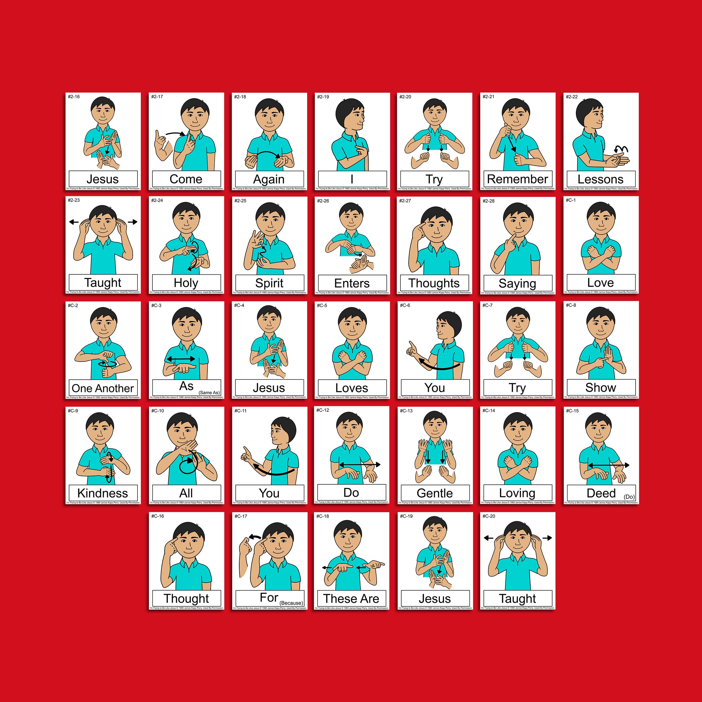 ASL I'm Trying to Be Like Jesus Song Visuals, Latter-day Saint LDS ...