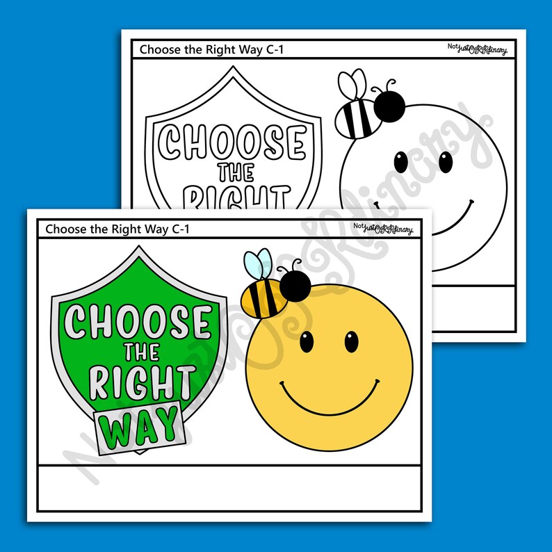 Choose the Right Way Song Visuals, Latter-day Saint LDS Primary Singing ...