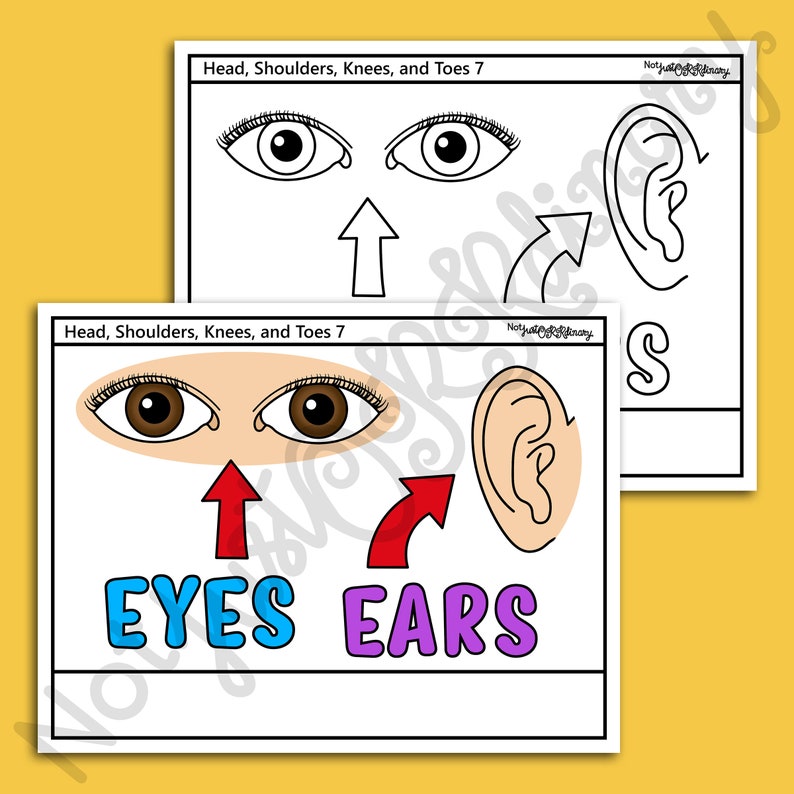 Head, Shoulders, Knees, and Toes Song Visuals, Latter-day Saint LDS ...