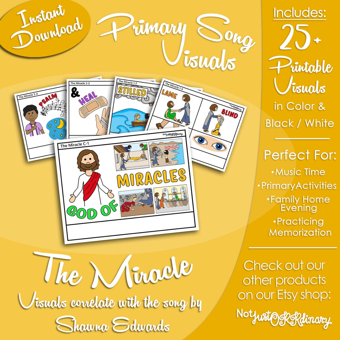 The Miracle Song Visuals, Shawna Edwards, Latter-day Saint LDS Primary ...