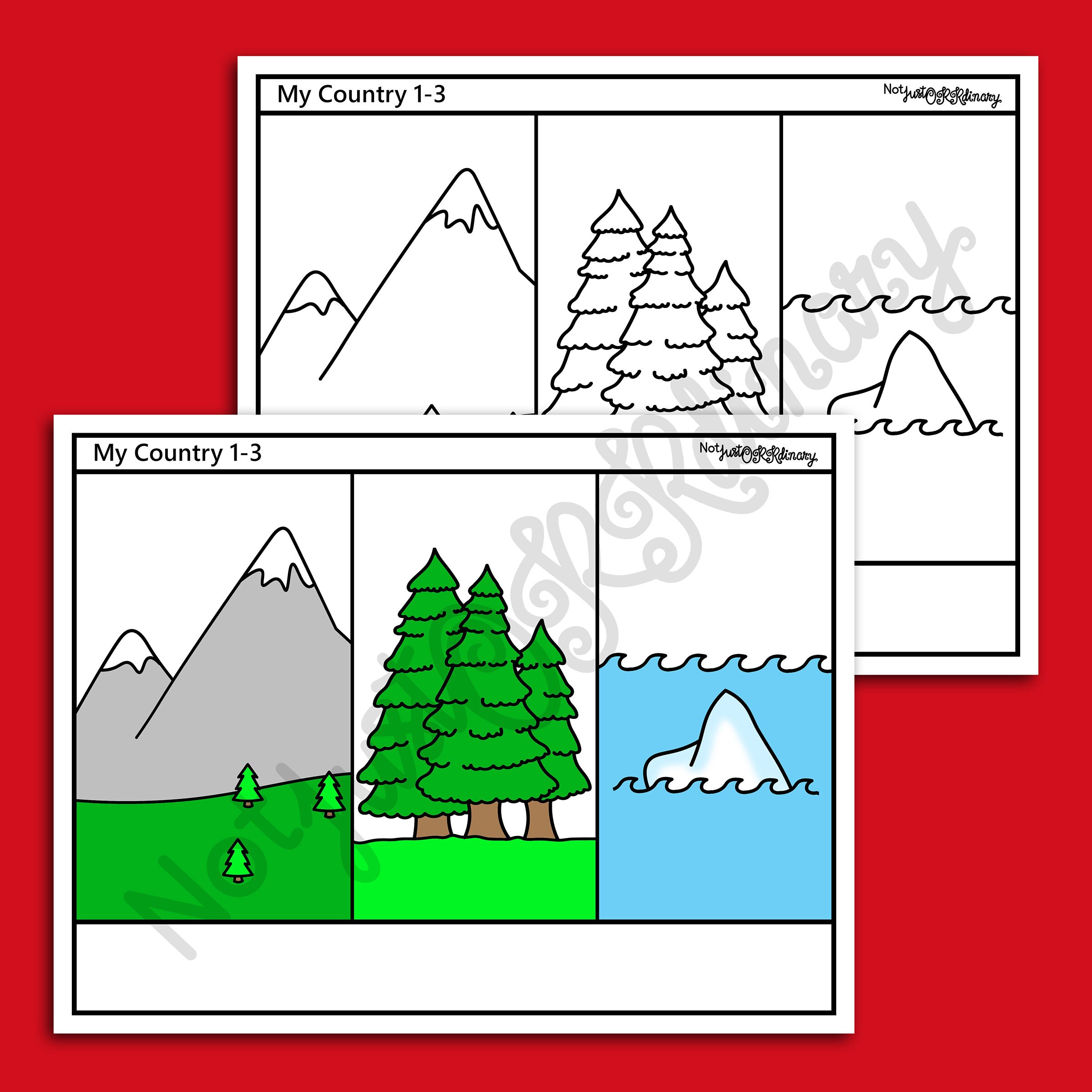 My Country Song Latter-day Saint LDS Primary Singing Time - Etsy