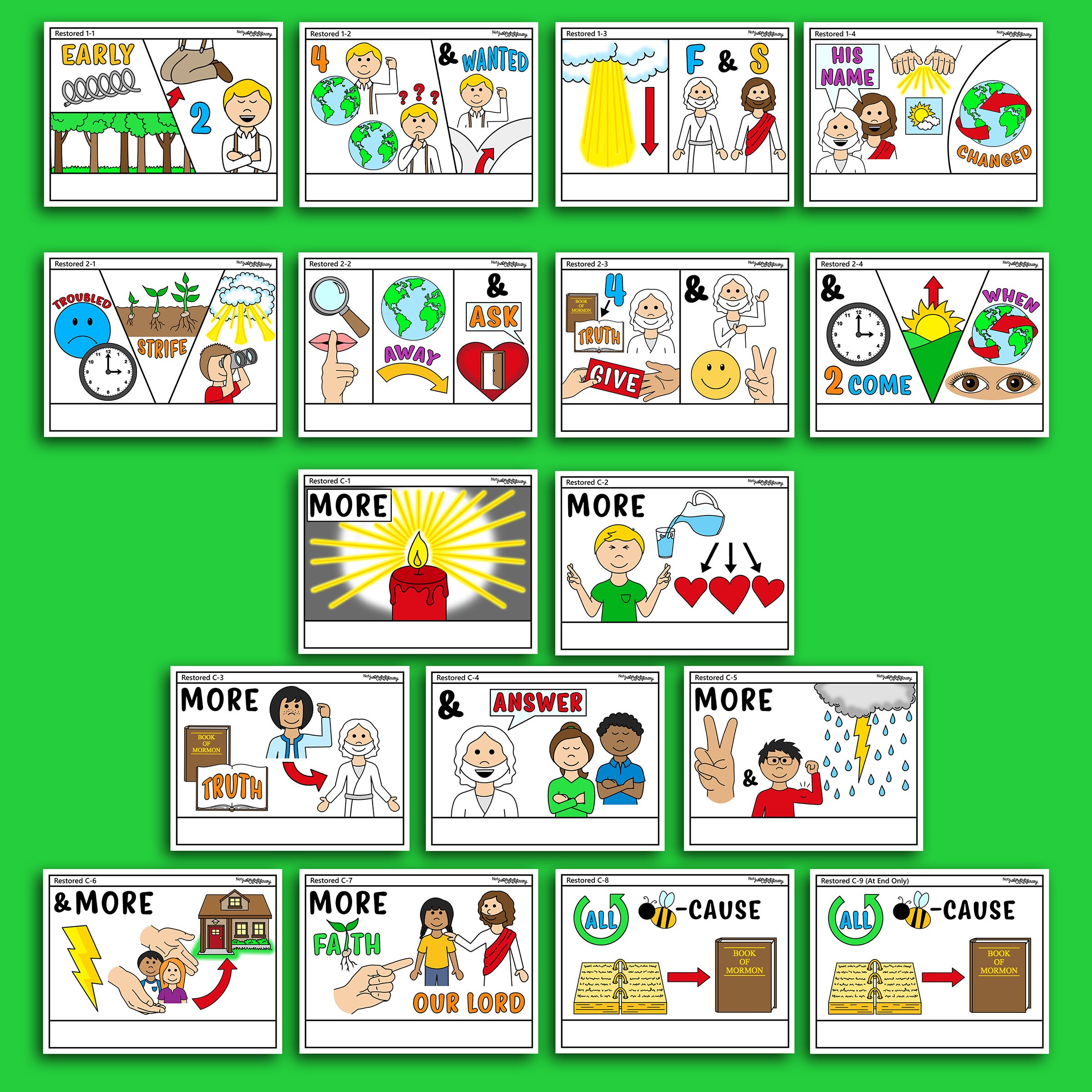 Restored Song Visuals, Shawna Edwards, Latter-day Saint LDS Primary ...