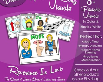 Reverence Poster for LDS Primary - Etsy