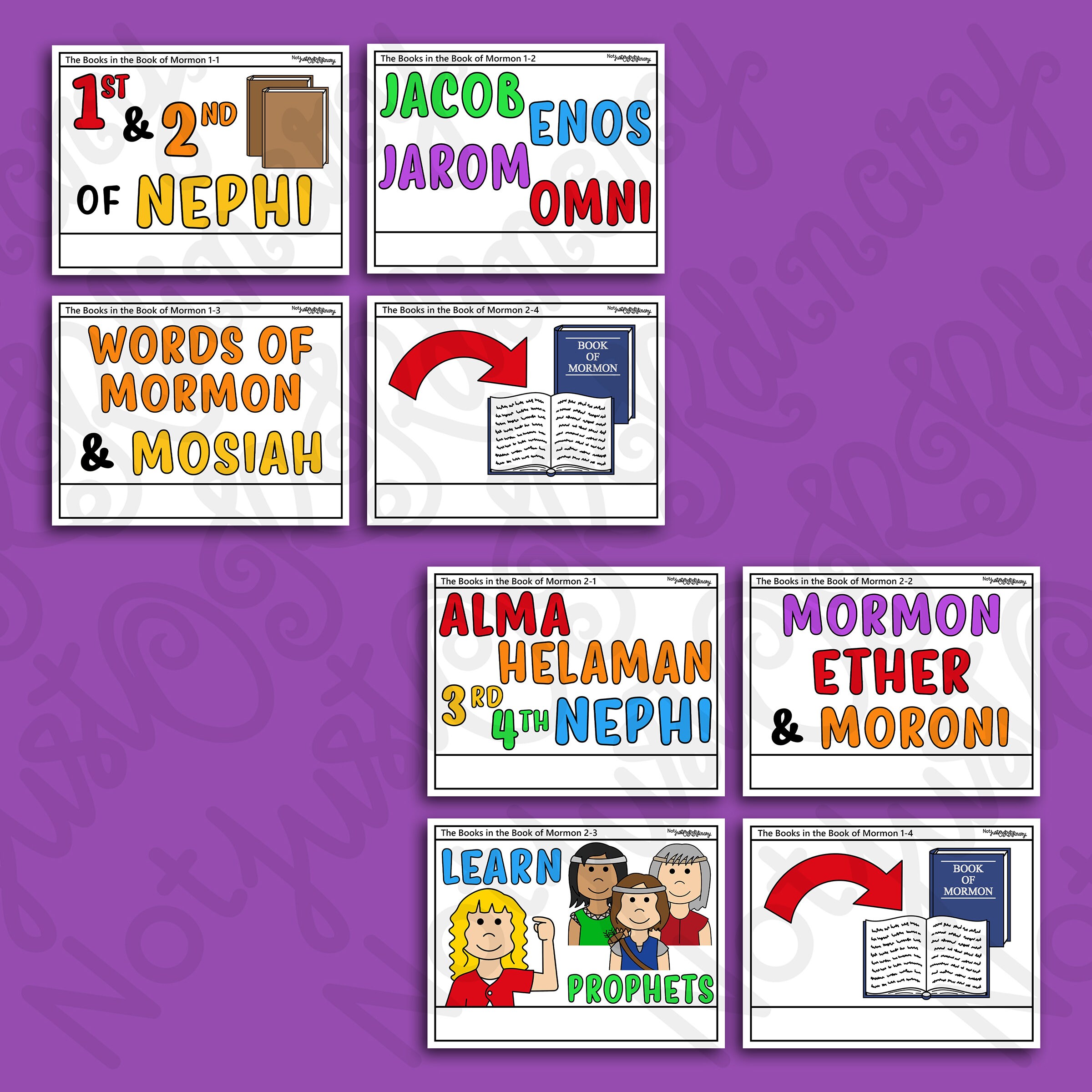 The Books in the Book of Mormon Song Visuals, Latter-day Saint LDS ...