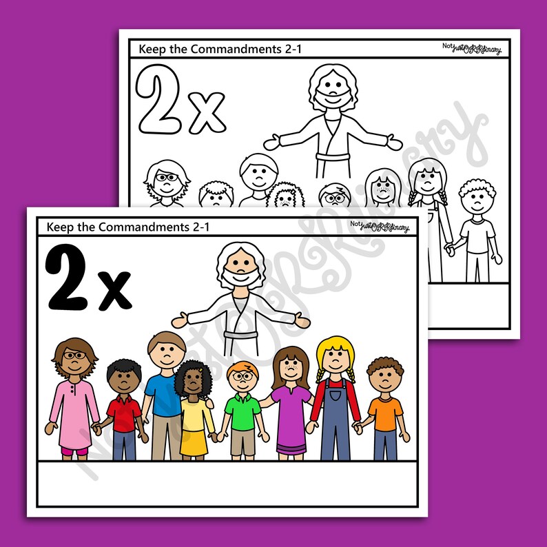 Keep the Commandments Song Visuals, Latter-day Saint LDS Primary ...