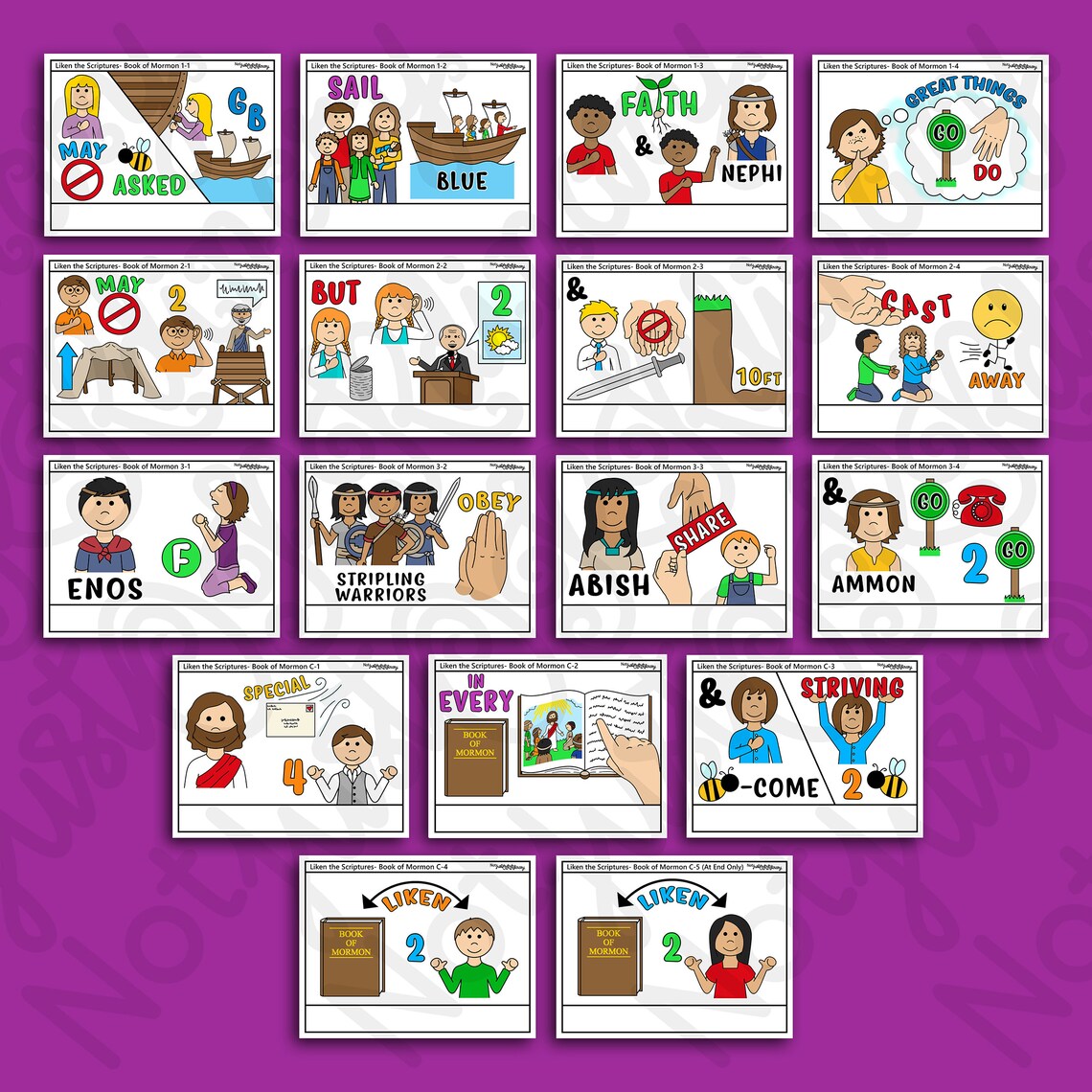 Liken the Scriptures Book of Mormon Song Visuals, Shawna Edwards ...