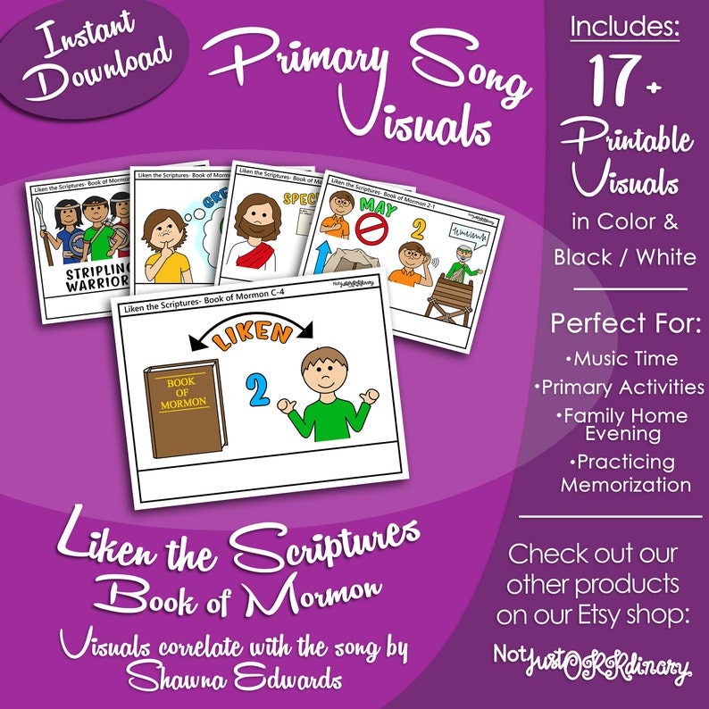 Liken the Scriptures Book of Mormon Song Visuals, Shawna Edwards ...