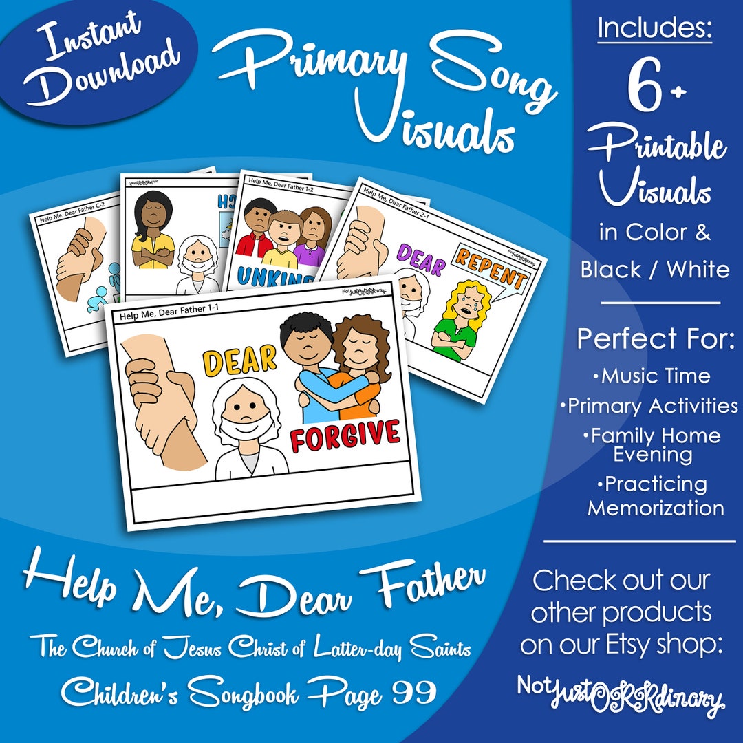 Help Me, Dear Father Song Visuals, Latter-day Saint LDS Primary Singing ...