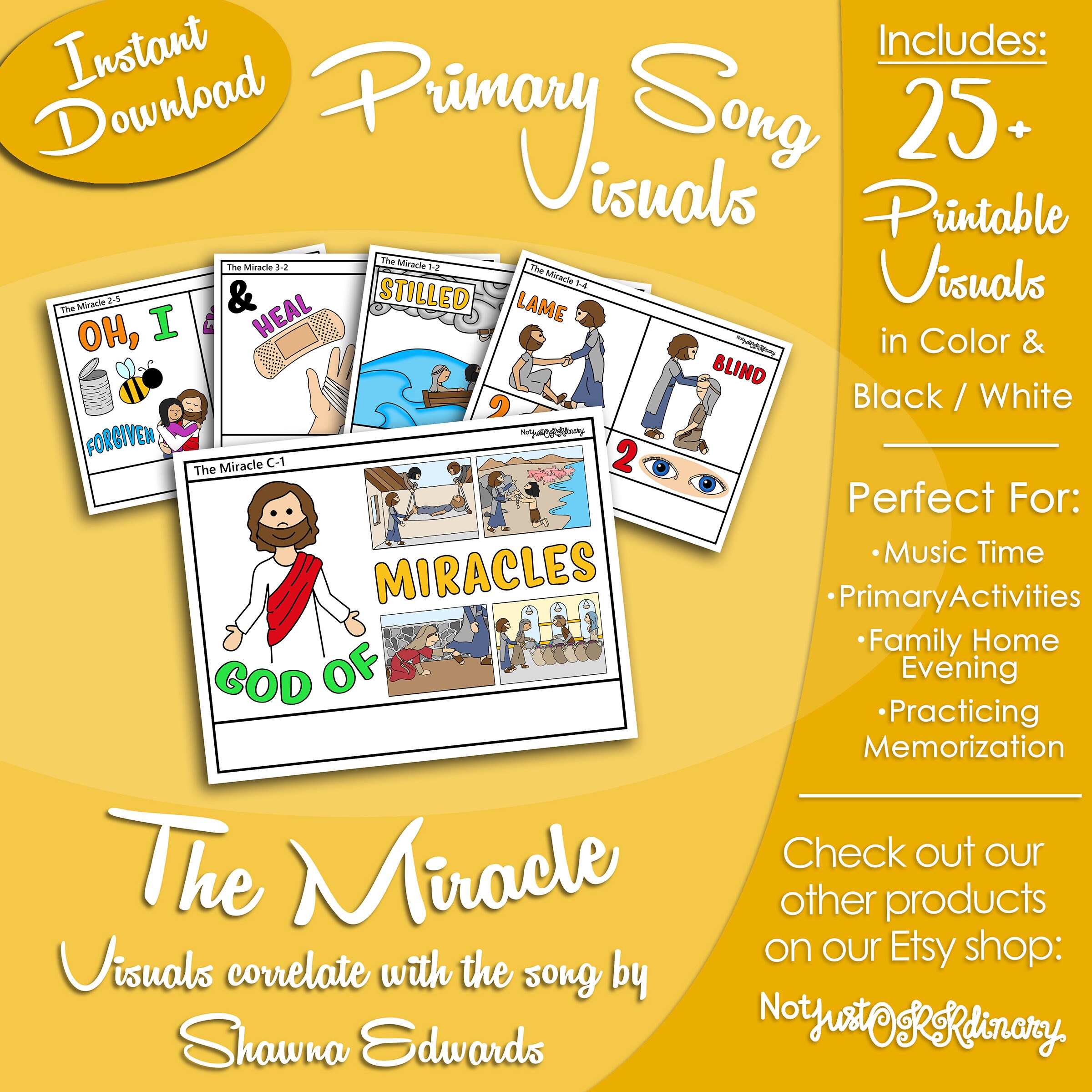 The Miracle Song Visuals, Shawna Edwards, Latter-day Saint LDS Primary ...