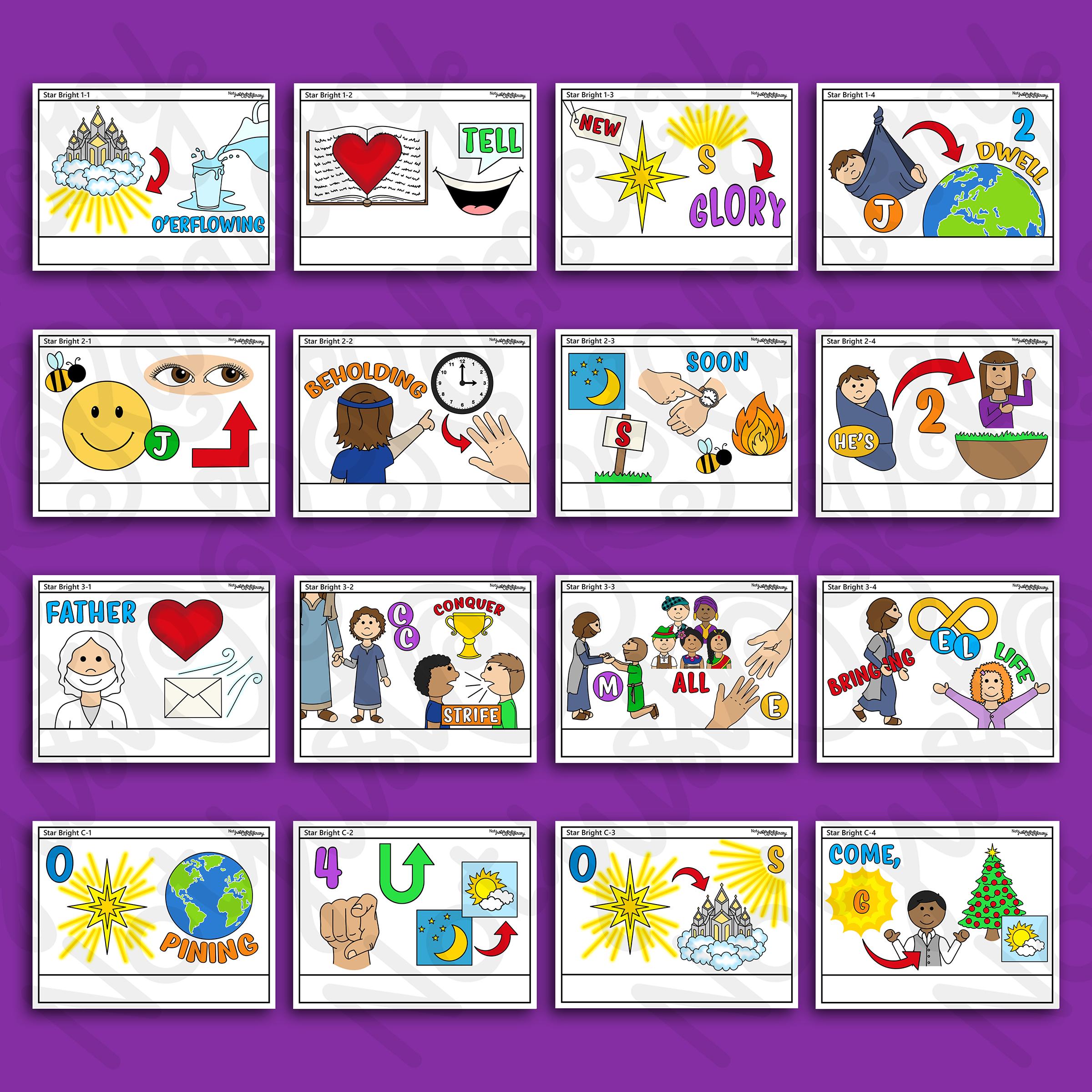Star Bright Song Visuals, New, Latter-day Saint LDS Primary Singing ...