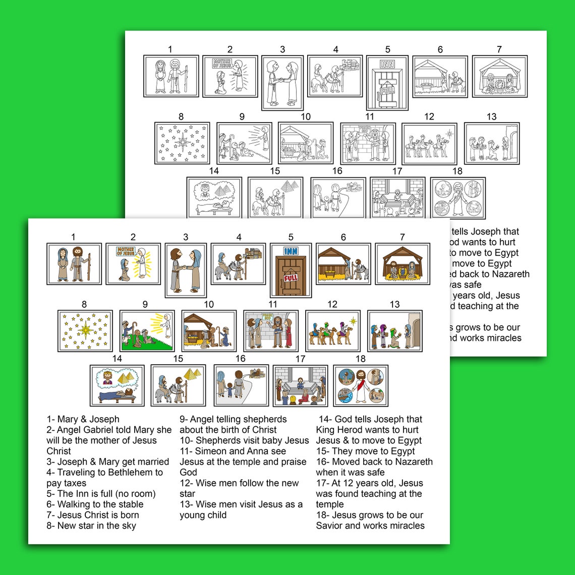 Jesus Christ early Life Story Cards Latter-day Saint LDS - Etsy