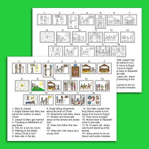 Jesus Christ early Life Story Cards Latter-day Saint LDS - Etsy