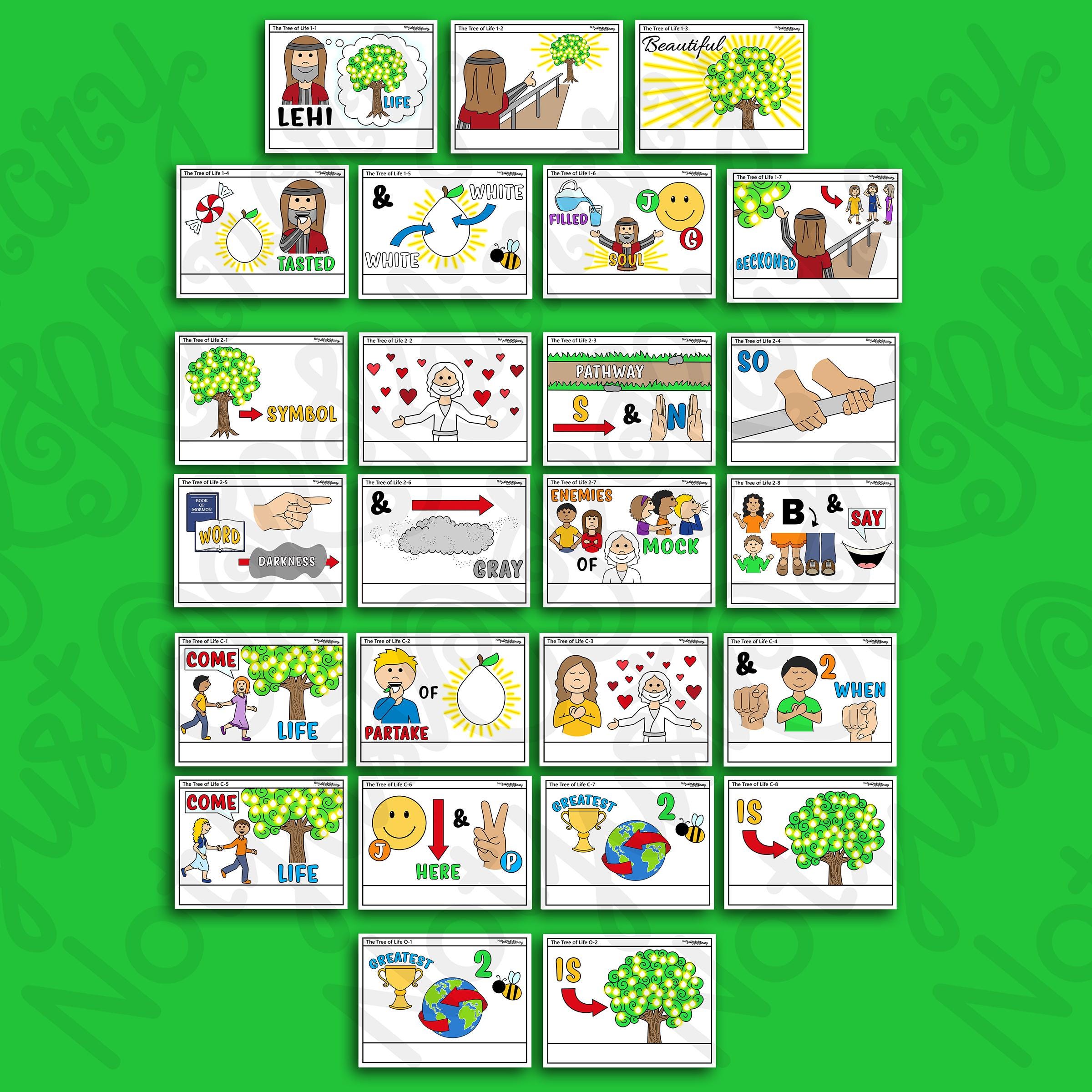 The Tree of Life Song Visuals, LDS Primary Singing Time Pictures ...