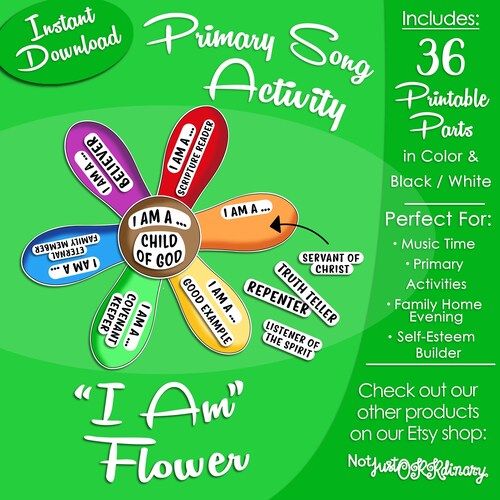 Scripture Power Song Latter-day Saint LDS Primary Singing - Etsy