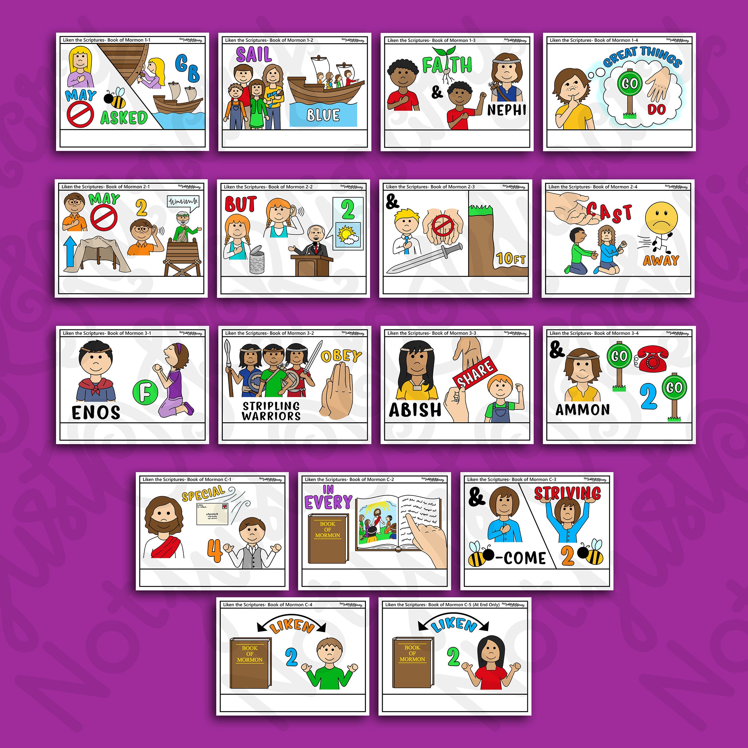 Liken the Scriptures Book of Mormon Song Visuals, Shawna Edwards ...