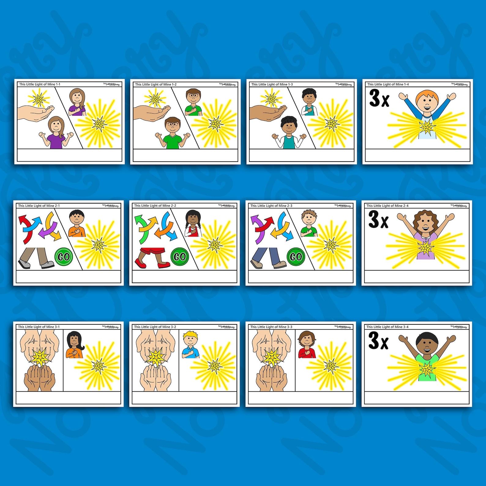This Little Light of Mine Song Visuals, LDS Primary Singing Time ...