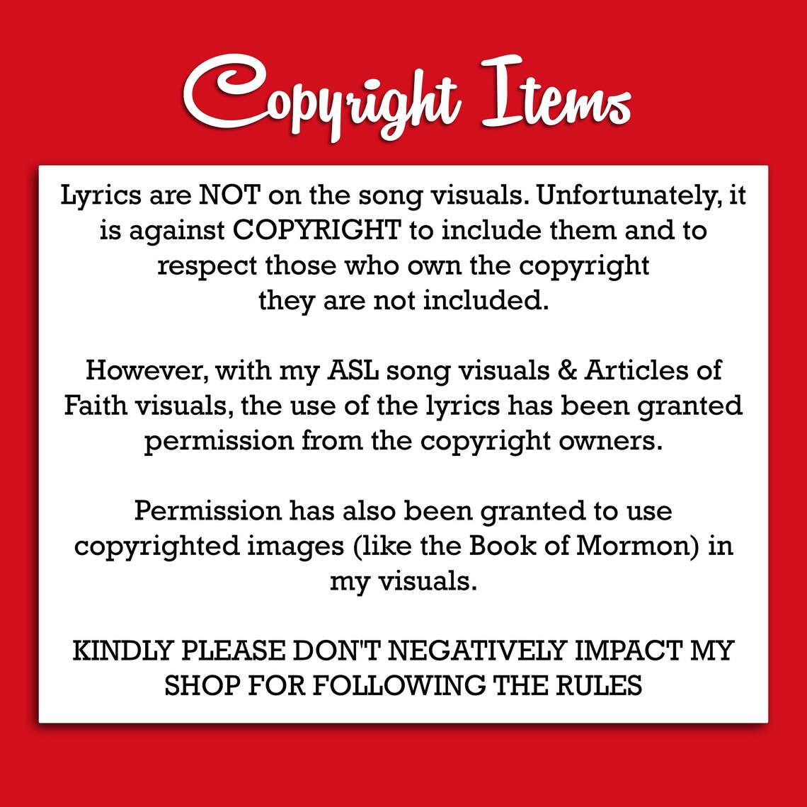 I Pledge Myself to Love the Right Song Visuals, LDS Primary Singing ...