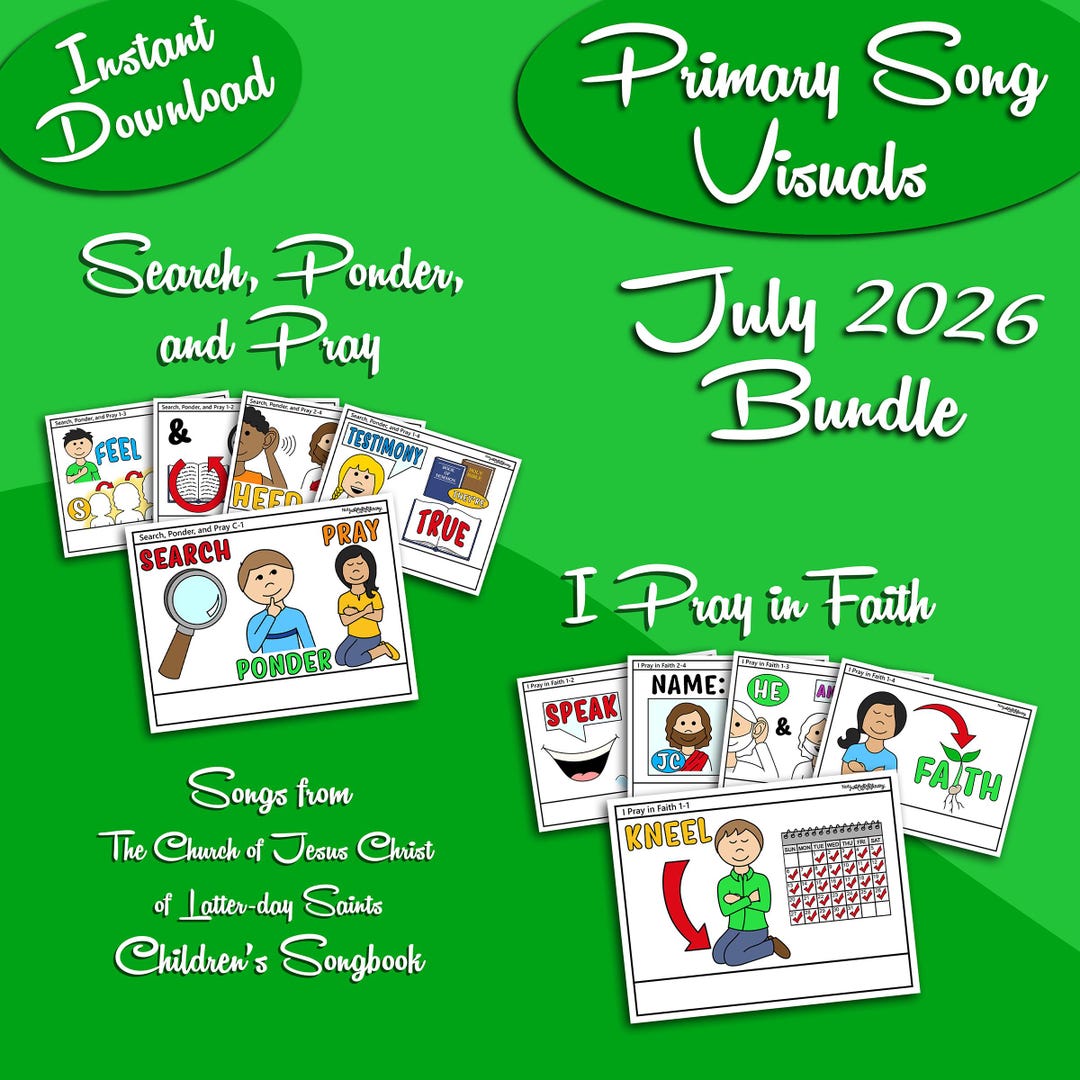 July 2026 Bundle Song Visuals, Search Ponder and Pray, I Pray in Faith ...