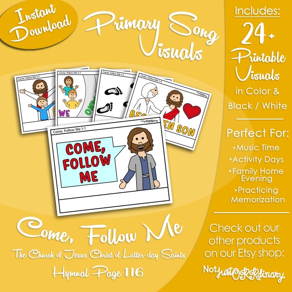 Come Follow Me - Etsy