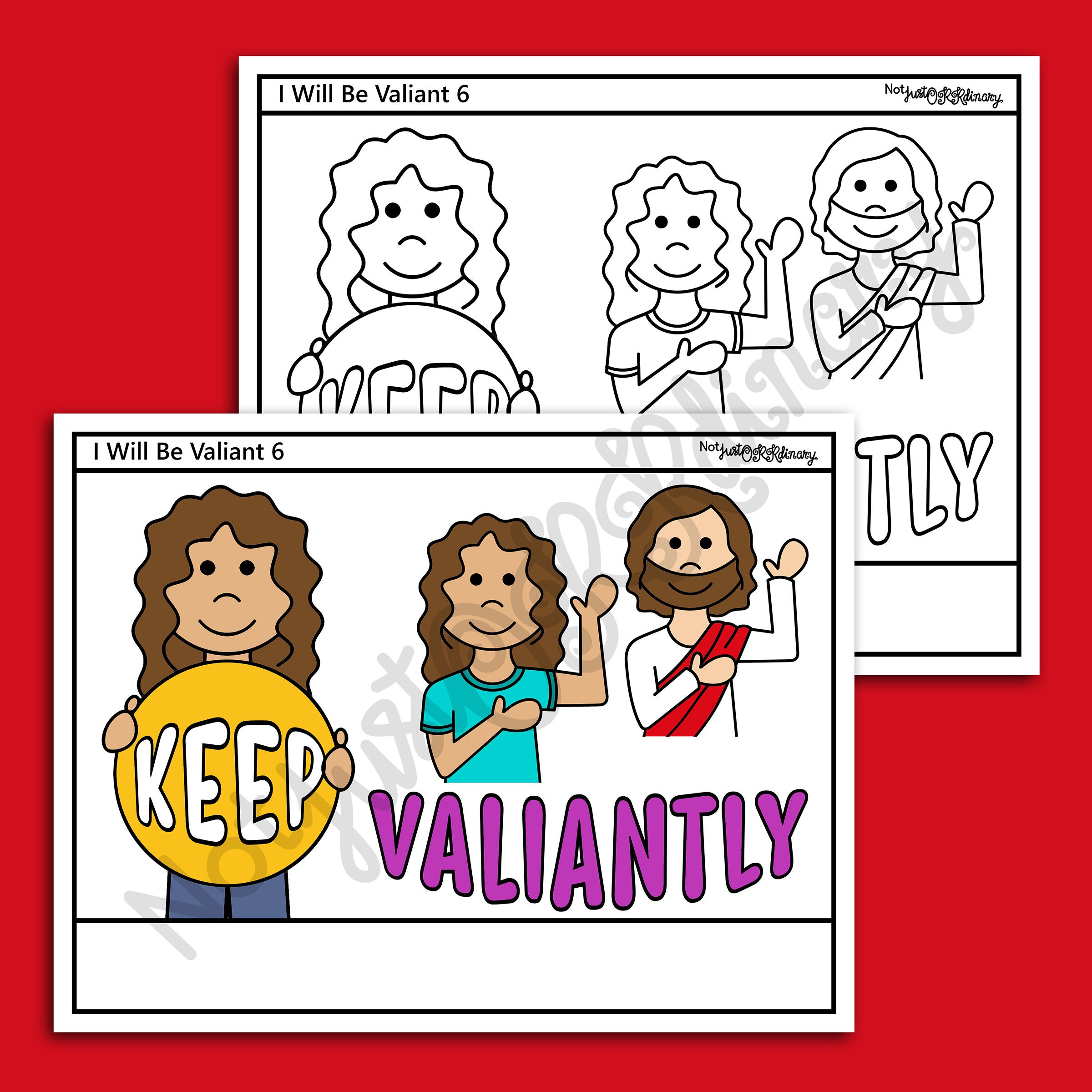 I Will Be Valiant Song Visuals, Latter-day Saint LDS Primary Singing ...