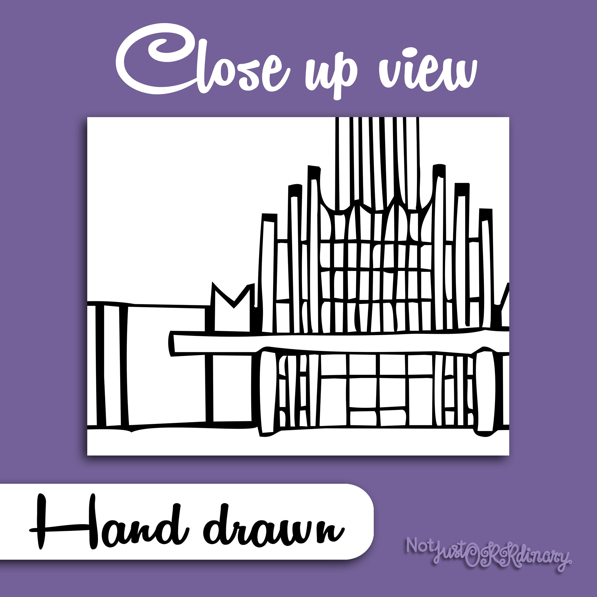 Atlanta Georgia Temple LDS Latter-day Saint, Wall Art Print Artwork ...