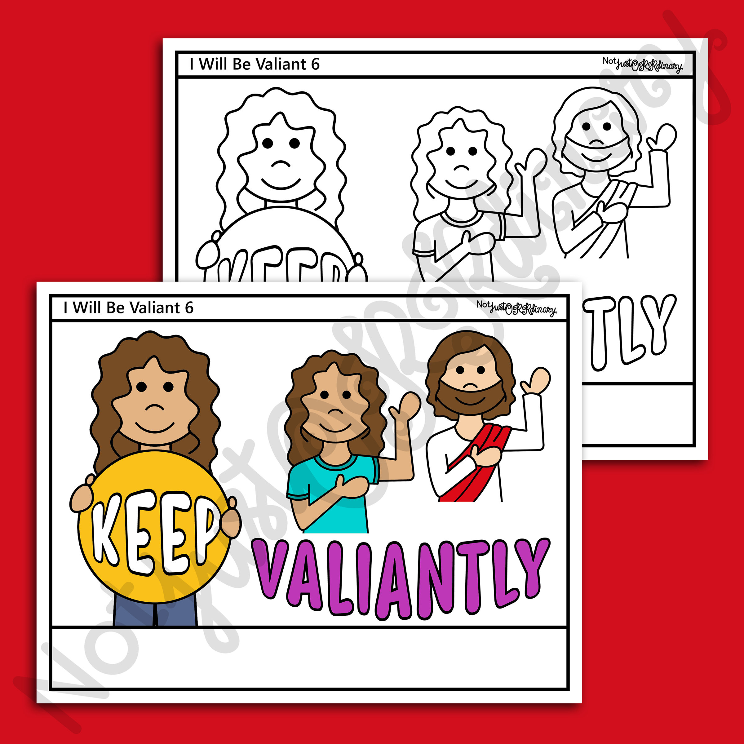 I Will Be Valiant Song Visuals, Latter-day Saint LDS Primary Singing ...