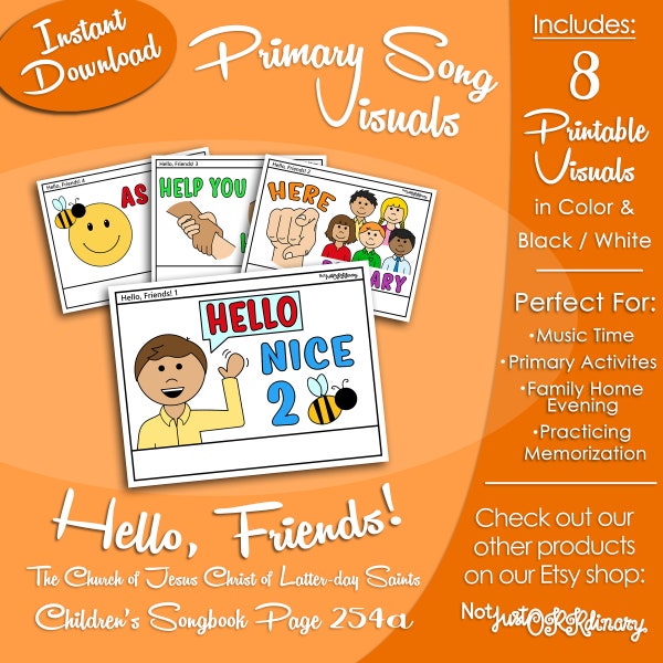 Hello Friends - Etsy