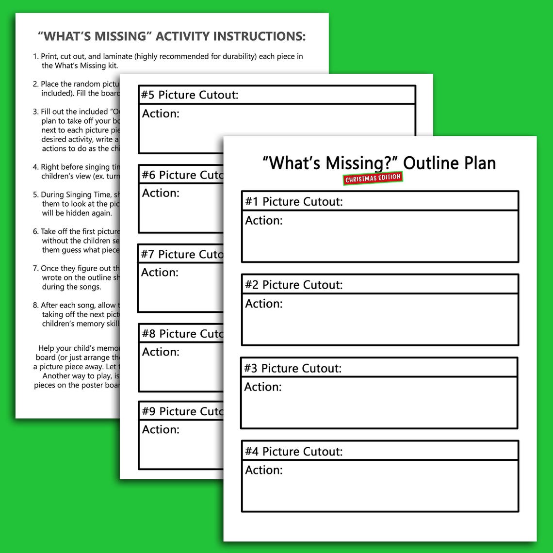 What's Missing? Christmas Edition, Latter-day Saint LDS Primary Singing ...