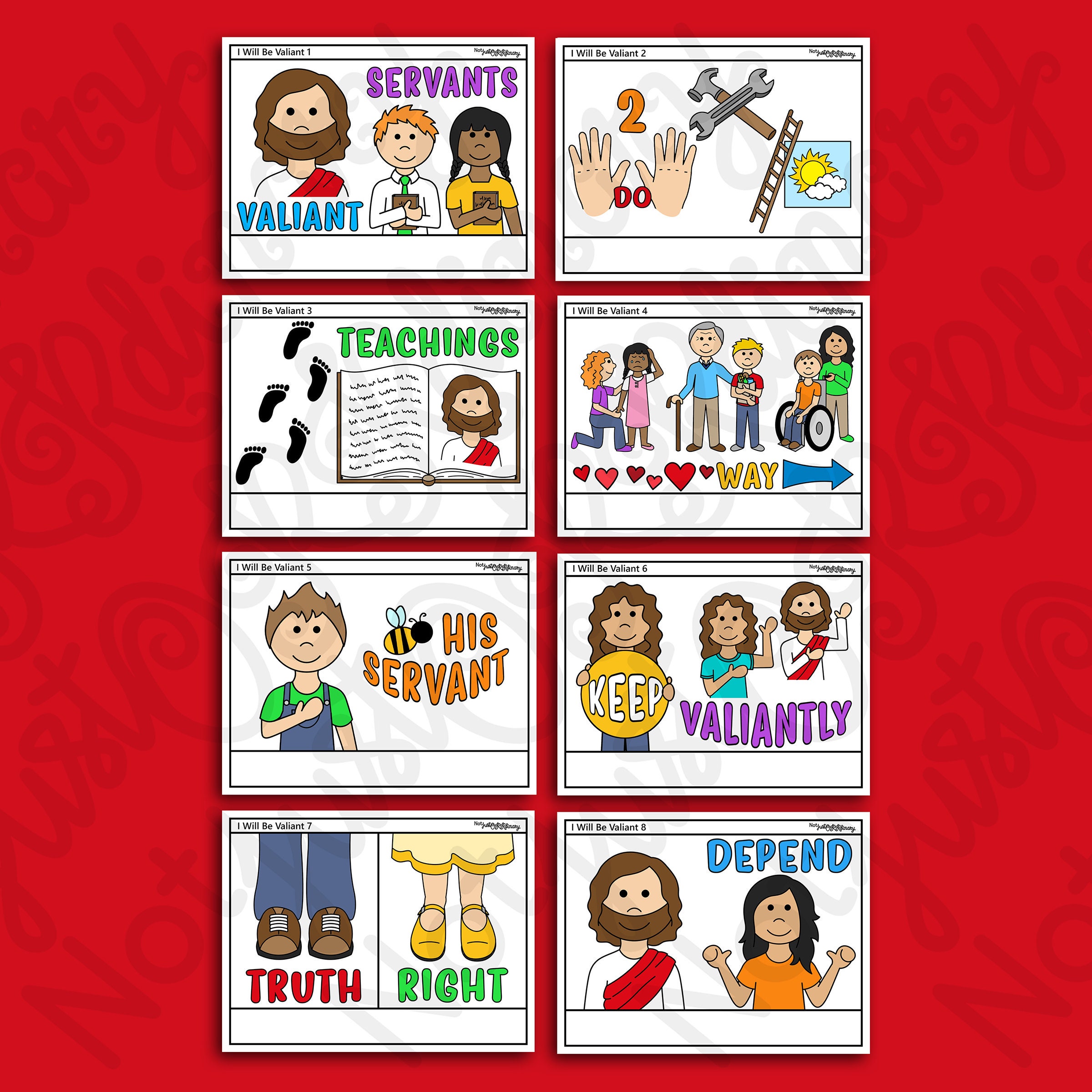 I Will Be Valiant Song Visuals, Latter-day Saint LDS Primary Singing ...