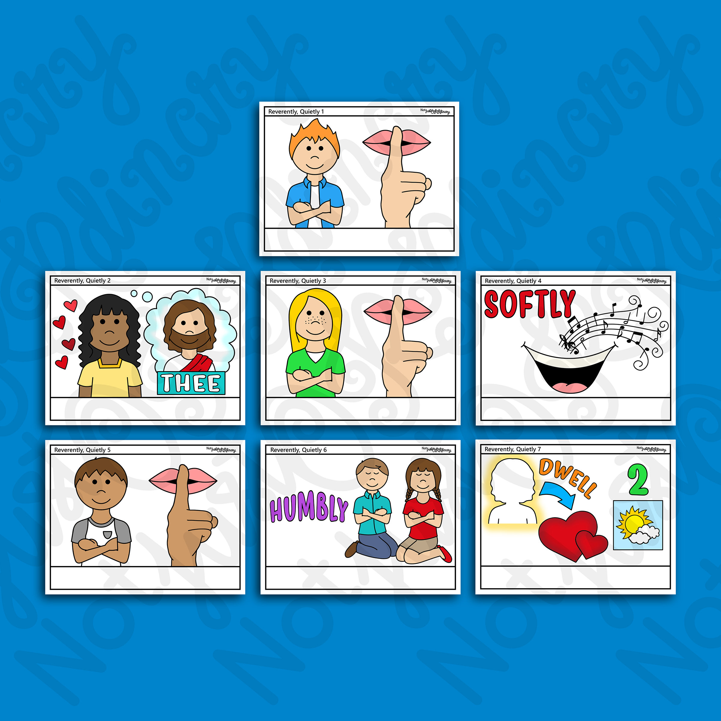 Reverently, Quietly Song Visuals, Latter-day Saint LDS Primary Singing ...