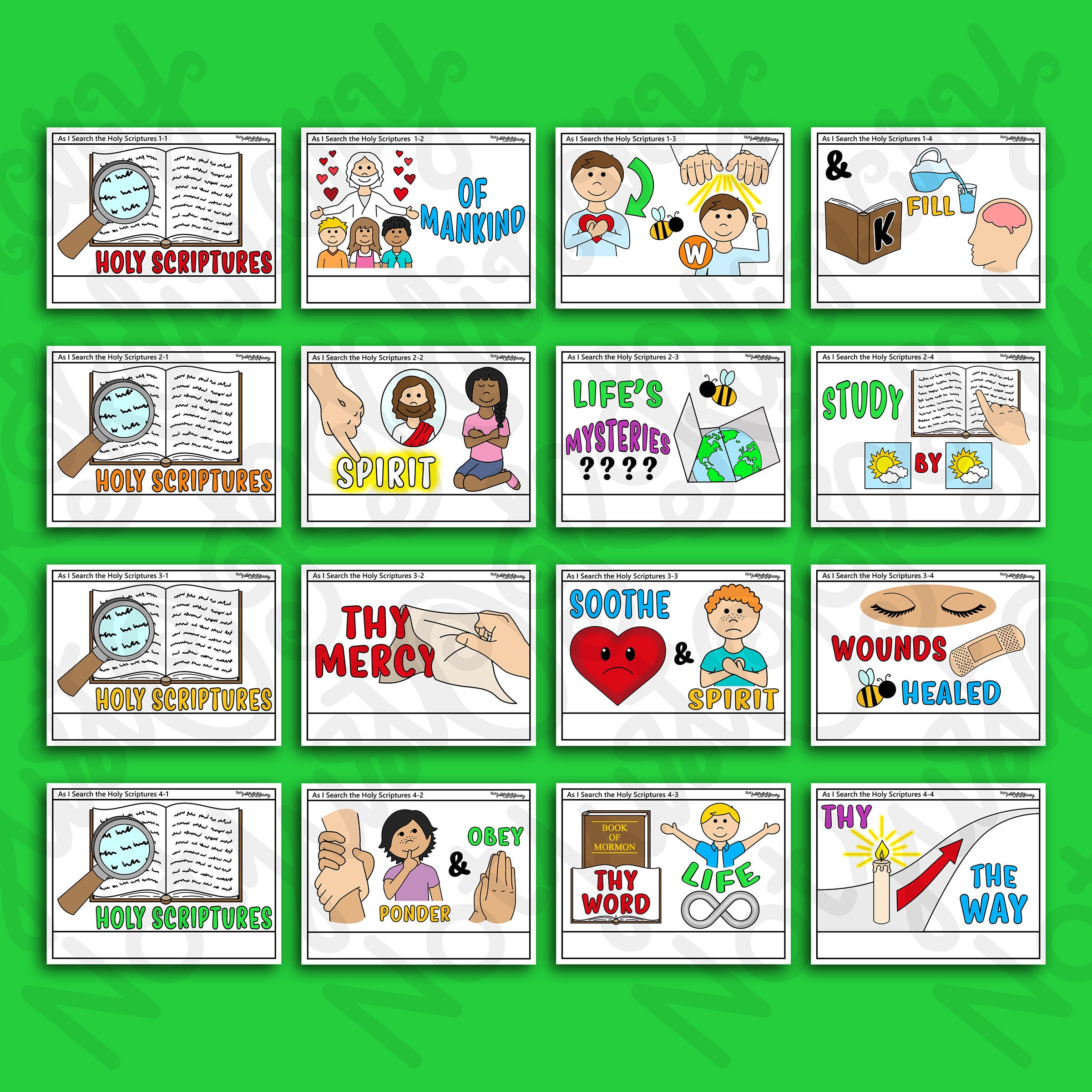 As I Search the Holy Scriptures Song Visuals, Latter-day Saint LDS ...