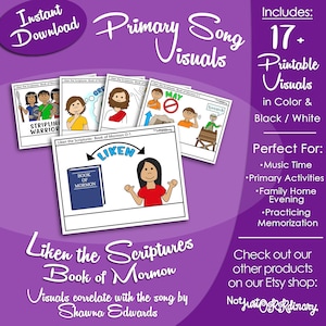 Liken the Scriptures- Book of Mormon Song Visuals, Shawna Edwards ...