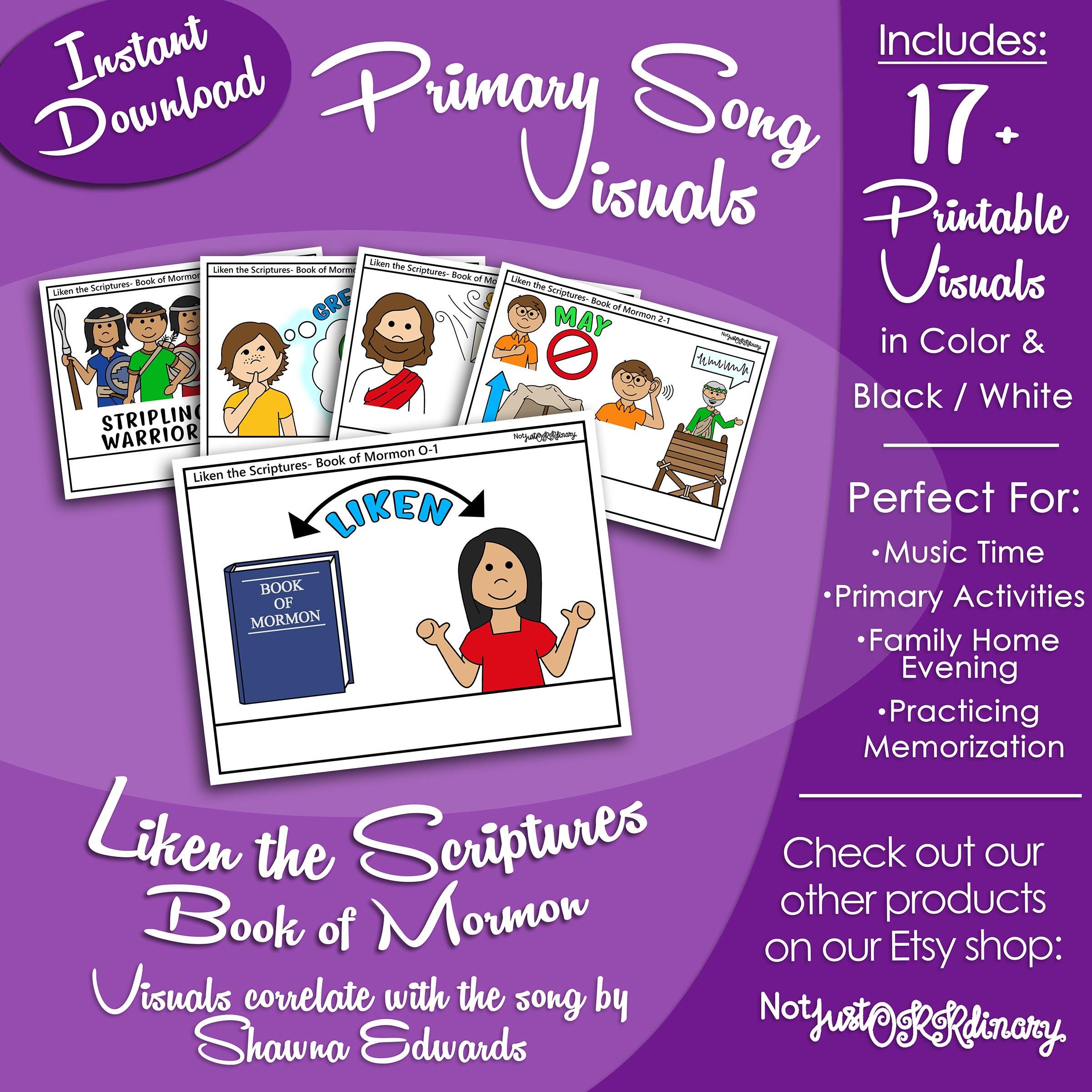 Liken the Scriptures- Book of Mormon Song Visuals, Shawna Edwards ...