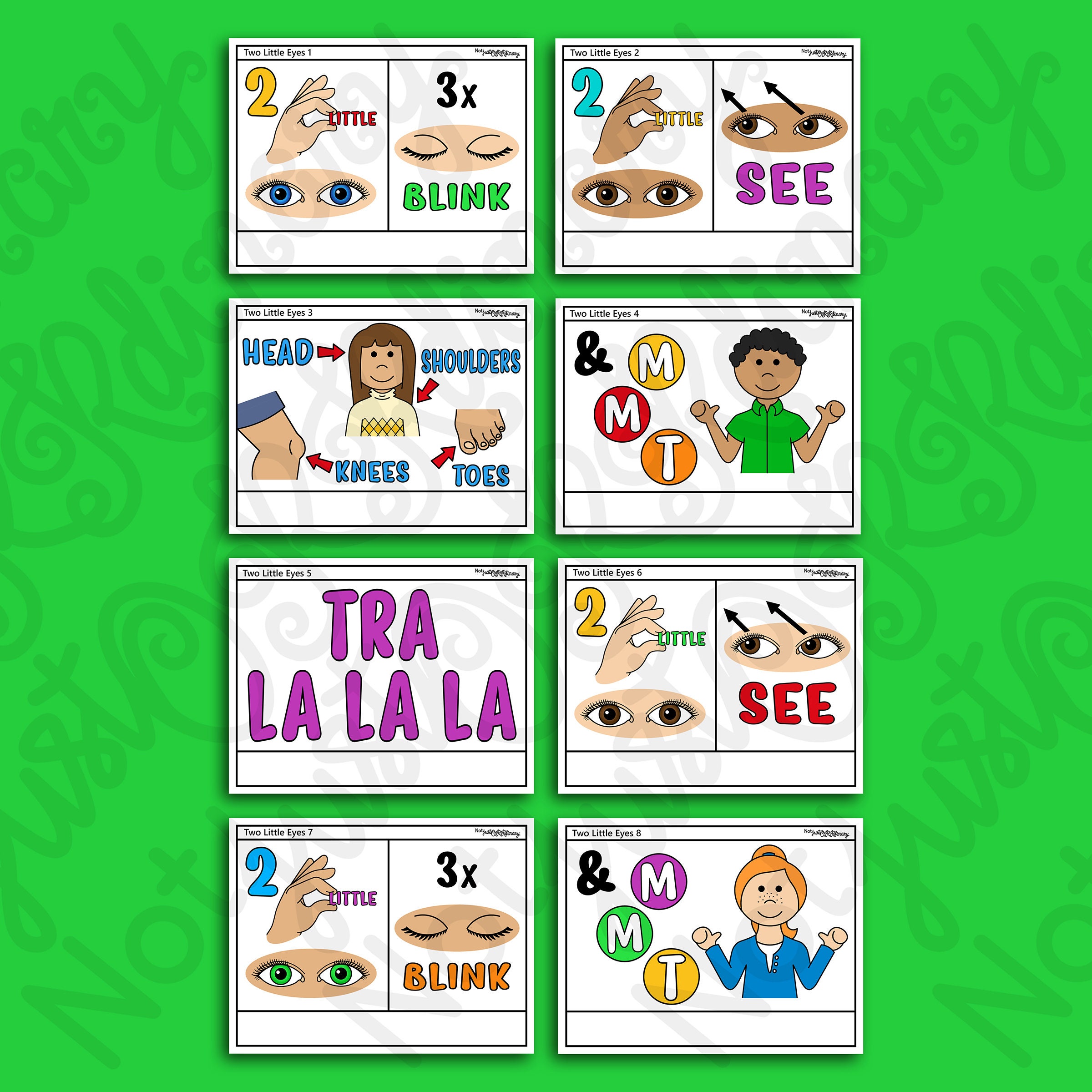 Two Little Eyes Song Visuals, Latter-day Saint LDS Primary Singing Time ...