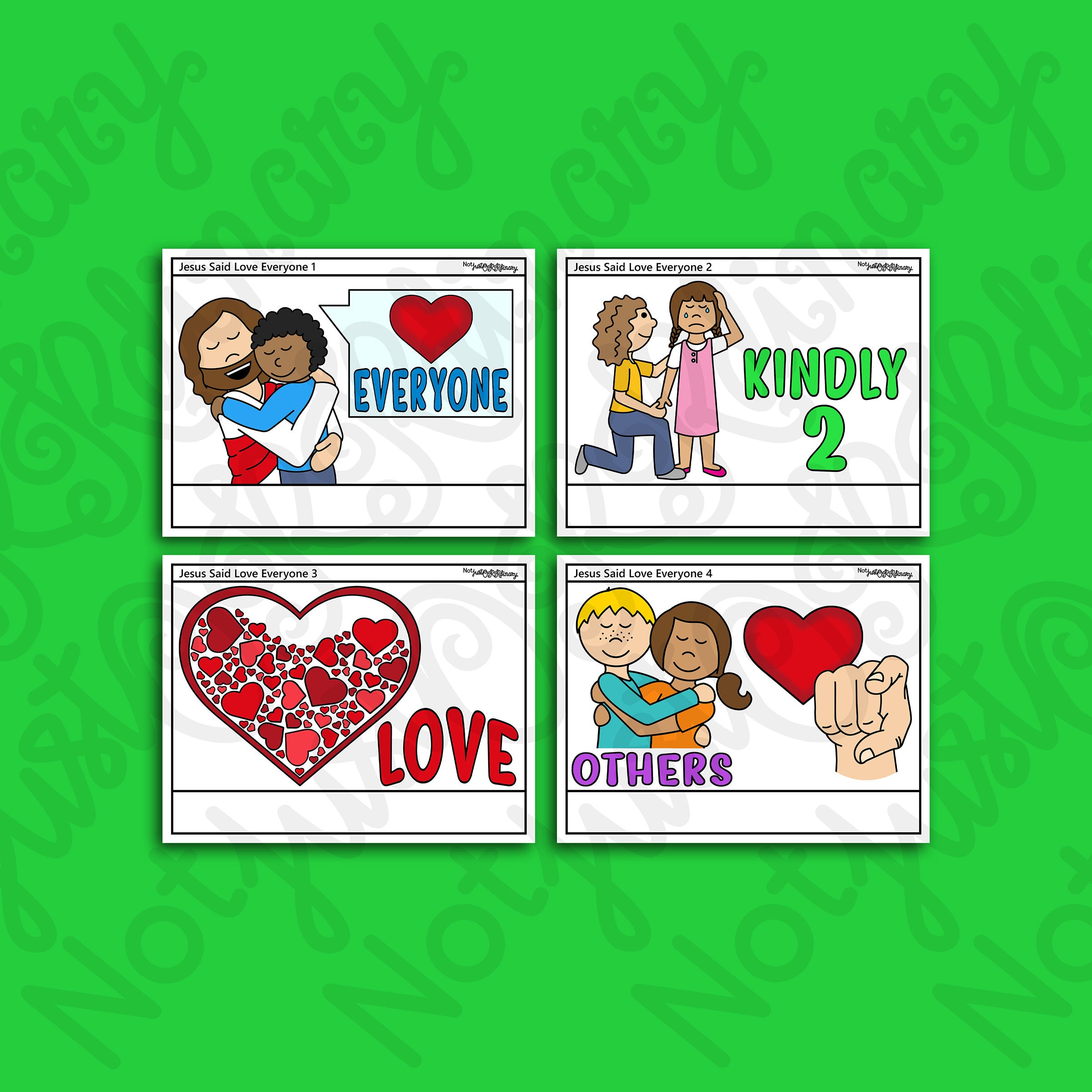 Jesus Said Love Everyone Song Visuals, Latter-day Saint LDS Primary ...