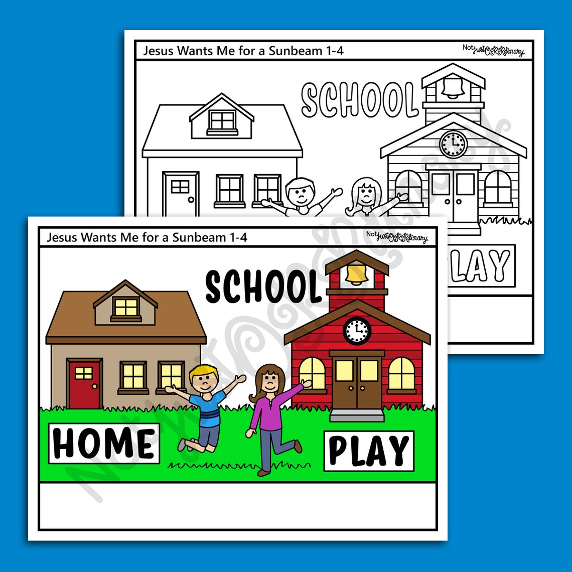 Jesus Wants Me for a Sunbeam Song Visuals, Latter-day Saint LDS Primary ...