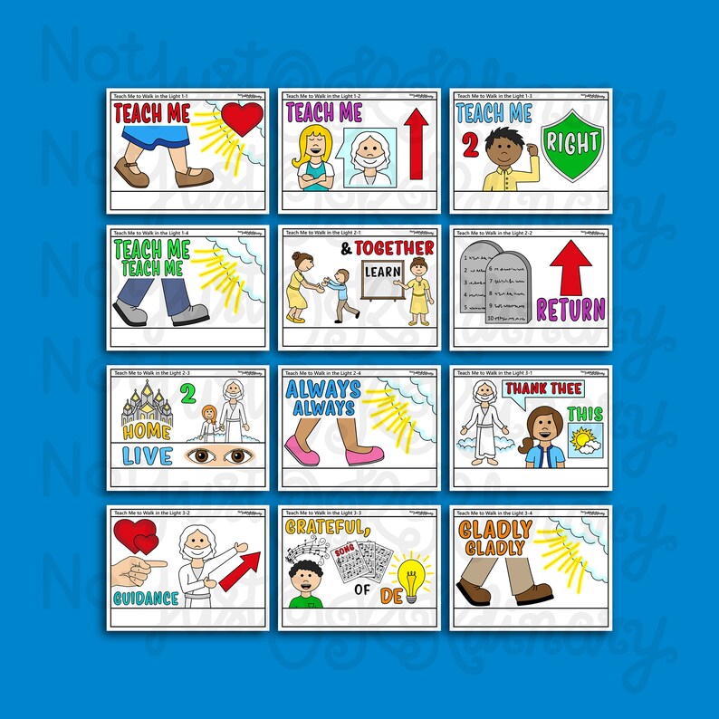 Teach Me to Walk in the Light Song Visuals, Latter-day Saint LDS ...