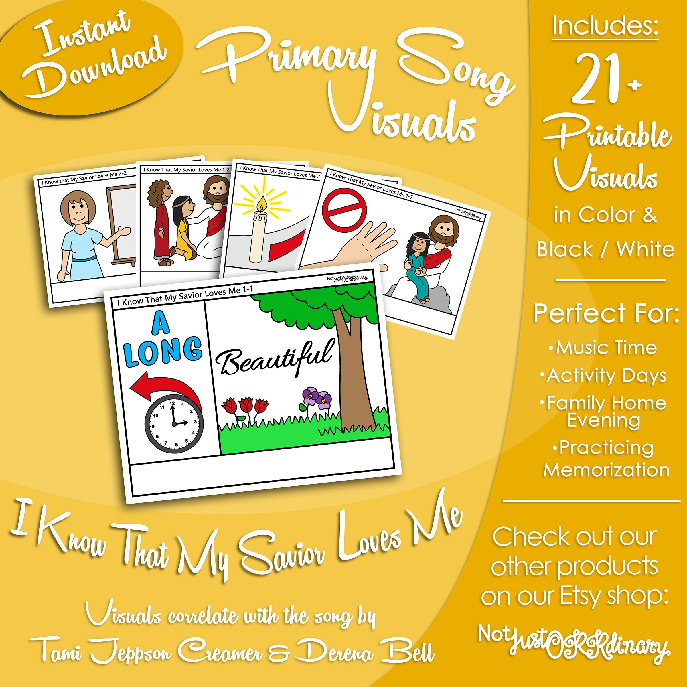 I Know That My Savior Loves Me Song Visuals, Tami Creamer, Derena Bell ...