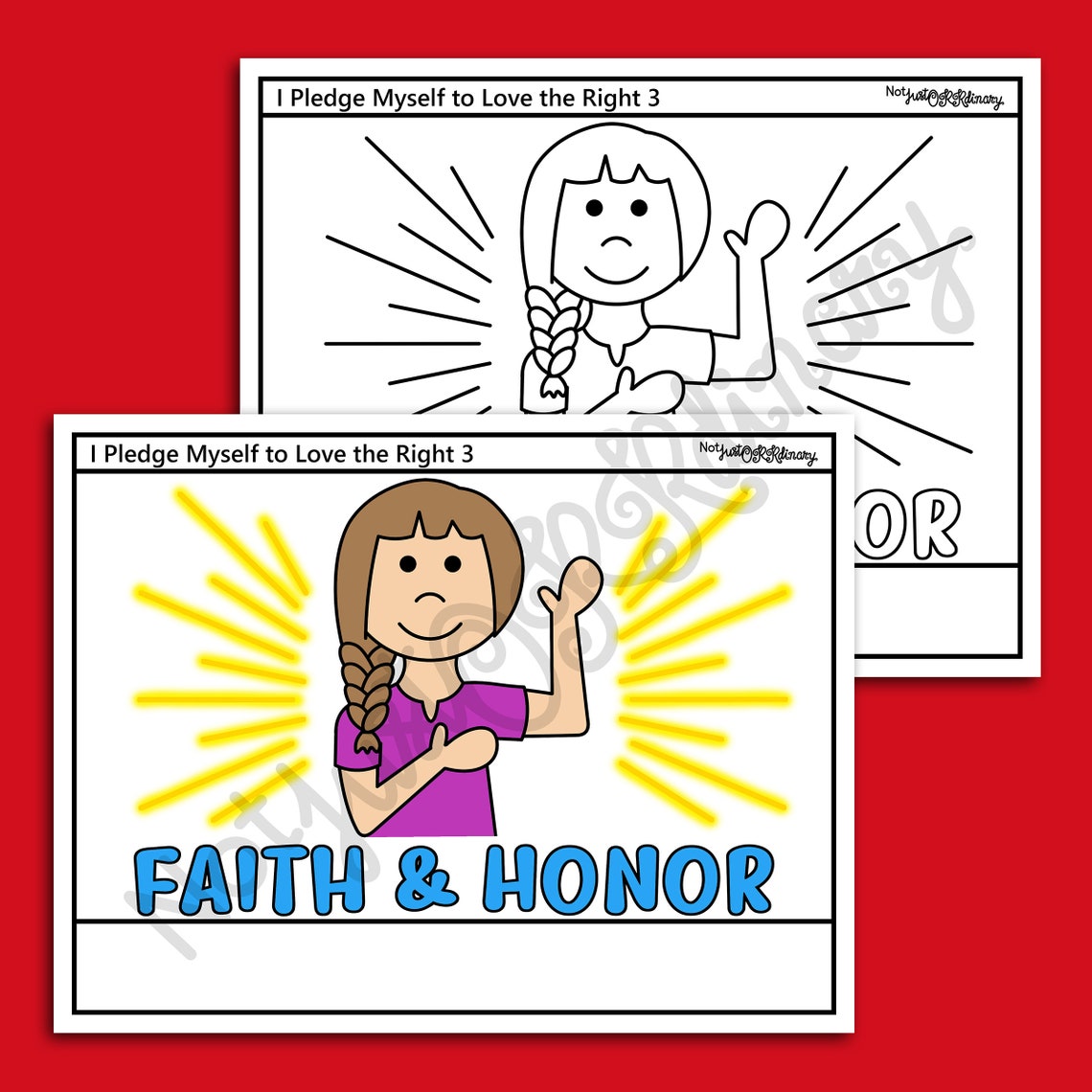 I Pledge Myself to Love the Right Song Latter-day Saint LDS - Etsy