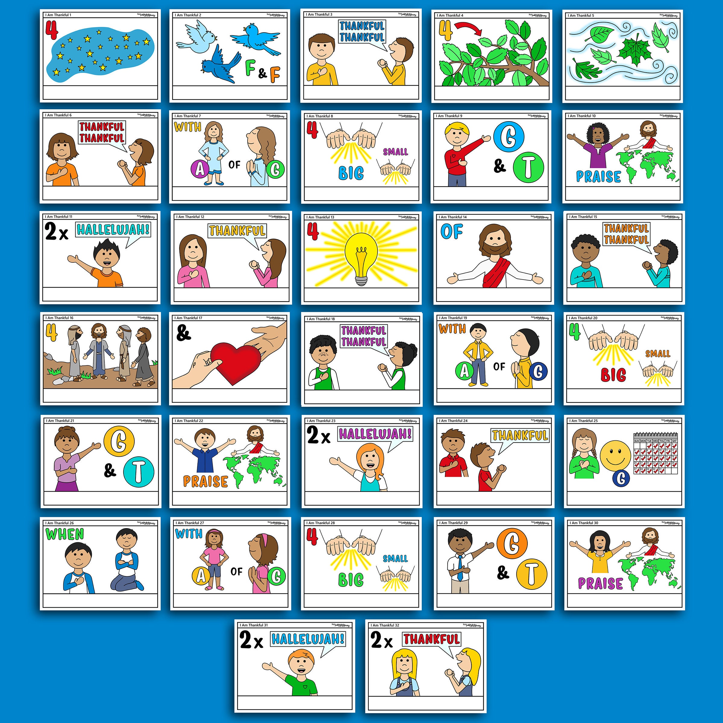 I Am Thankful Song Visuals, Angie Killian, Latter-day Saint LDS Primary ...