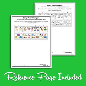 Two Little Eyes Song Visuals, Latter-day Saint LDS Primary Singing Time ...