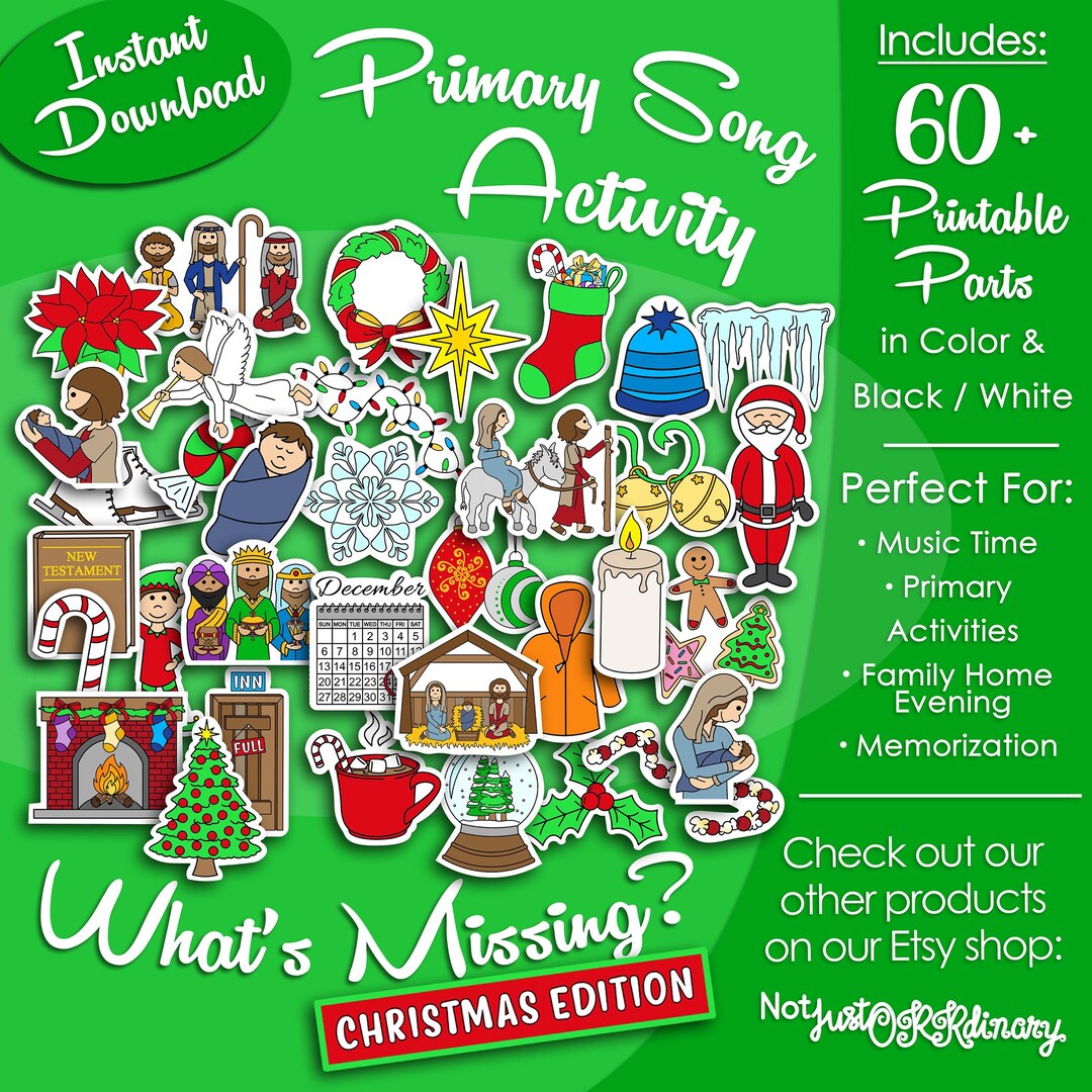 What's Missing? Christmas Edition, Latter-day Saint LDS Primary Singing ...