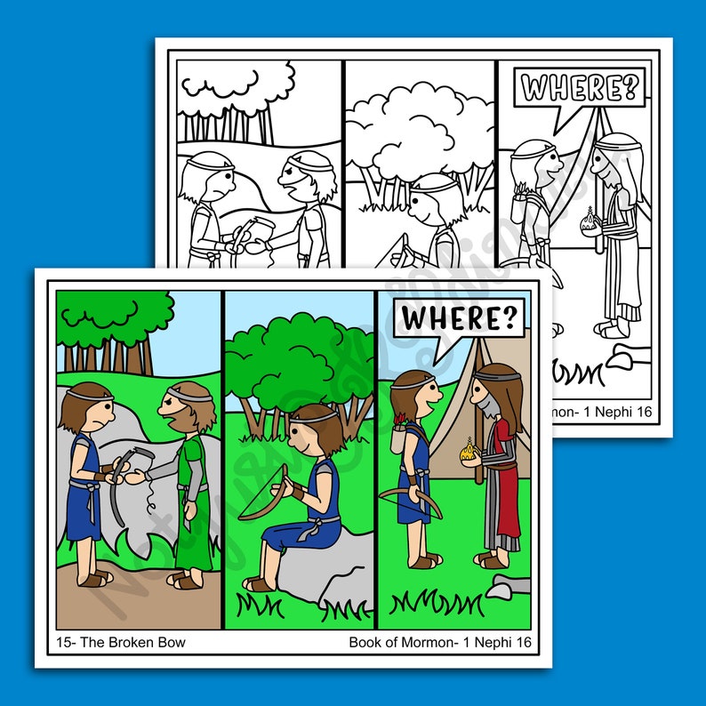 Book of Mormon Scripture Story Cards, Stories, Scripture Pictures ...