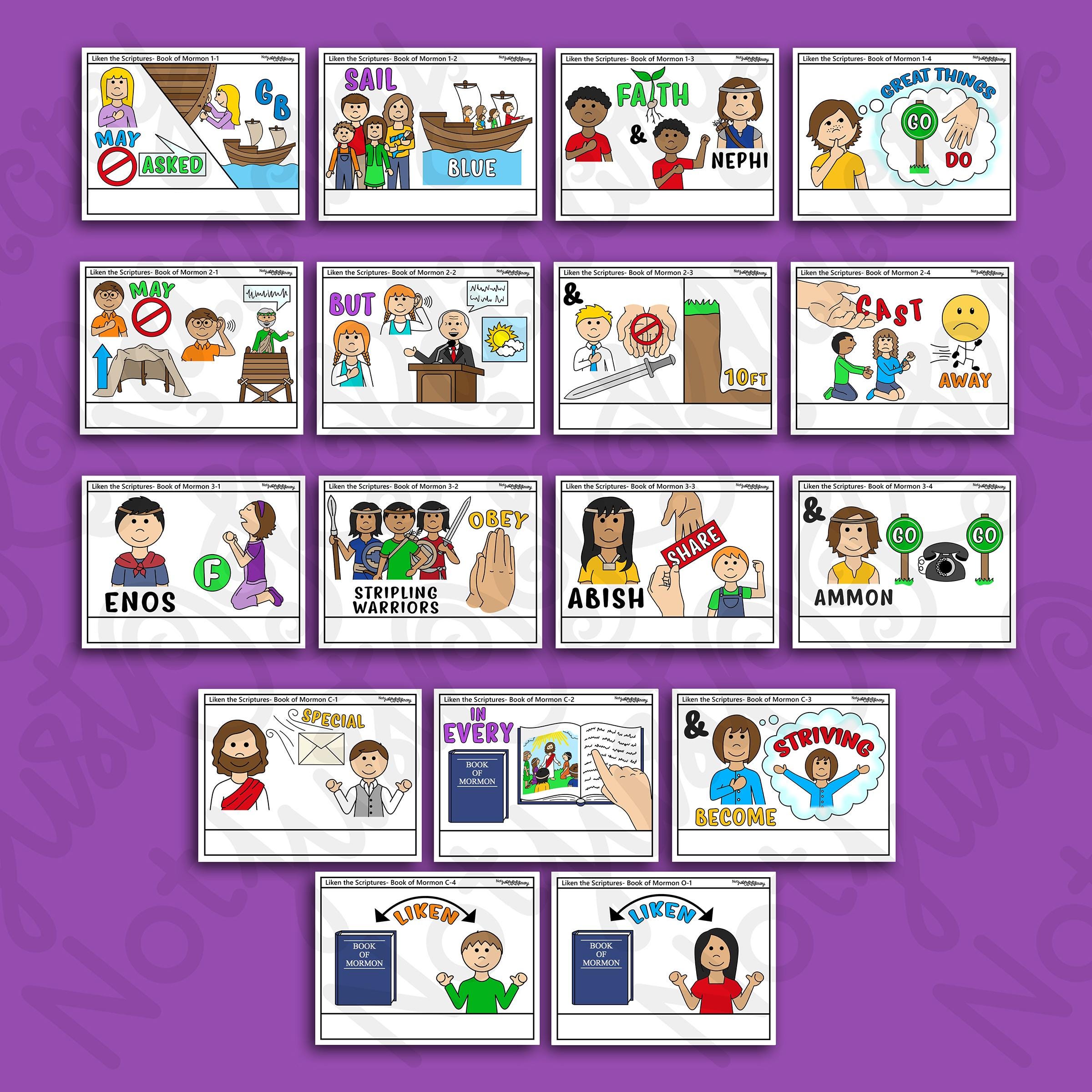 Liken the Scriptures- Book of Mormon Song Visuals, Shawna Edwards ...