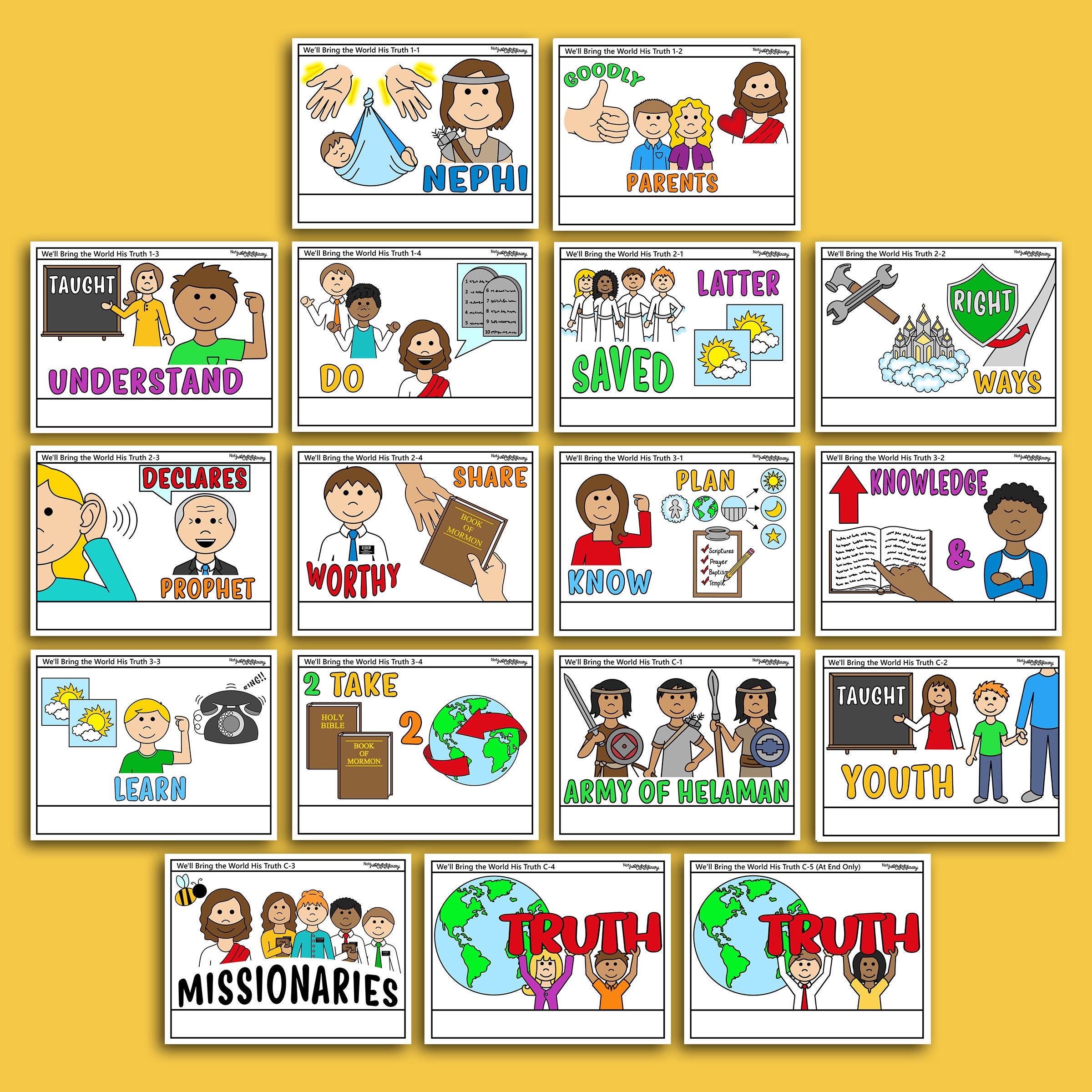 We'll Bring the World His Truth Song, Latter-day Saint LDS Primary ...